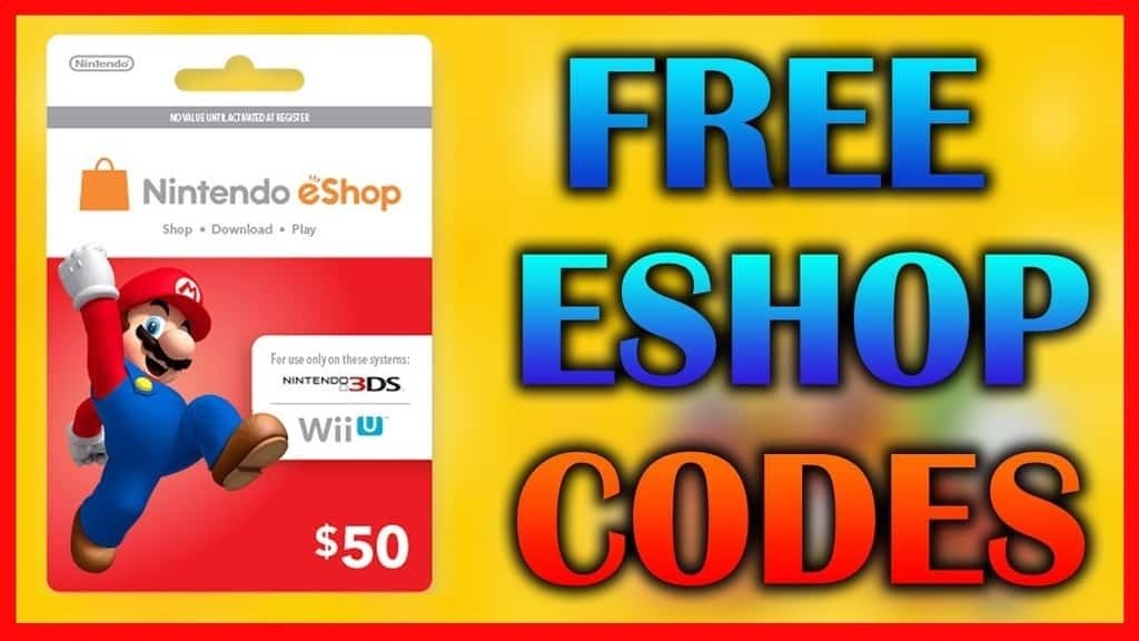 Free Nintendo EShop Codes Nintendo EShop Switch Codes Generator 2021